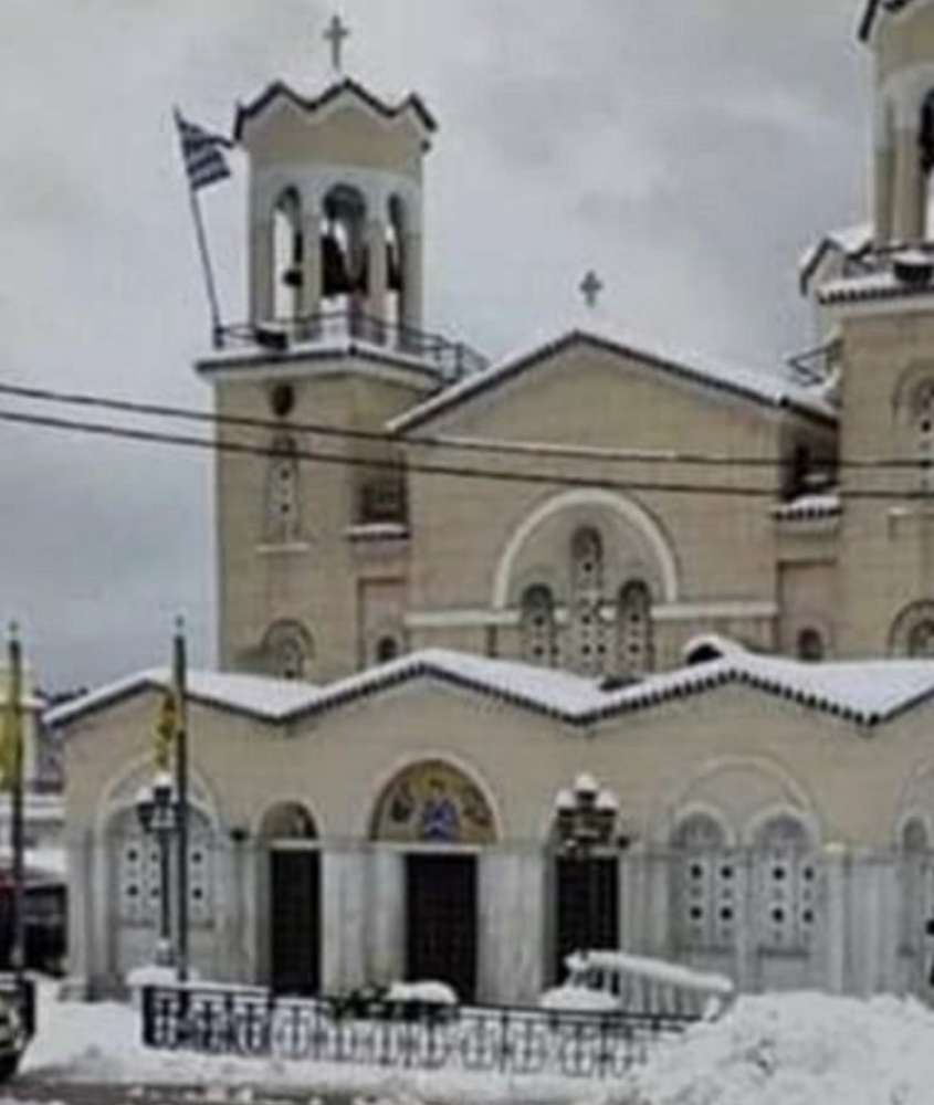 Εύβοια: Ο Ιερός Ναός του Αγίου Ιωάννη του Ρώσου περιβεβλημένος από το ...