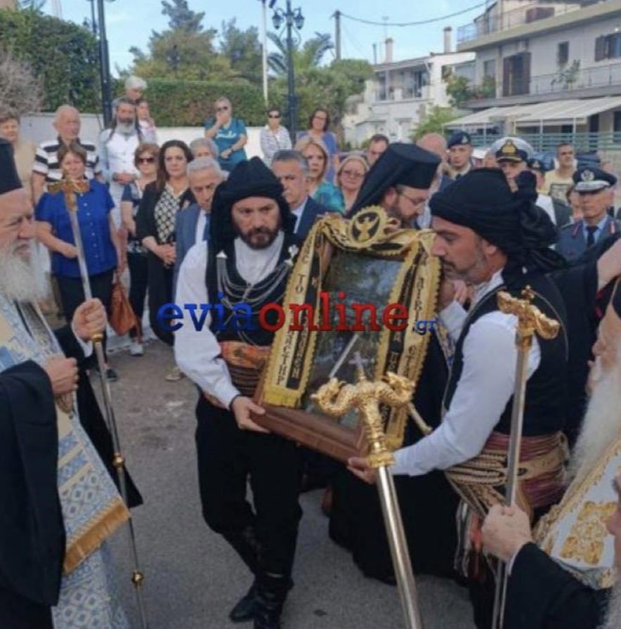 Χαλκίδα-Τώρα: Η υποδοχή της θαυματουργού Ιεράς Εικόνας της Παναγίας ...