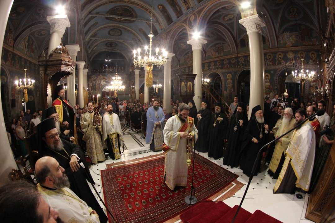 Χαλκίδα: Ο Πολυαρχιερατικός εσπερινός του Αγίου Δημητρίου ...